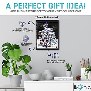 Ikonic Fotohaus Dak Prescott Micah Parsons Ceedee Lamb Pollard Martin Lawrence Turpin Signed Photo Autograph Print Wall Art Home Decor