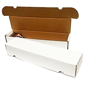 (10) - 660 Count Corrugated Cardboard Storage Boxes by Max Pro for Baseball, Football, Basketball, Hockey, Nascar, Sportscards, Gaming & Trading Cards Collecting Supplies
