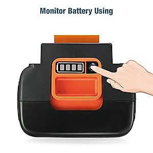 Dutyone 2 Pack 3.0Ah Replacement Battery for Black and Decker 40V Max Cordless Power Tool LST540 LST136W LCS1240 Lithium Battery LBXR36 LBXR2036 LBX1540 LBX2040 LBX2540 40volt Lithium Batteries