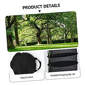 Alipis 2pcs Folding Drying net Collapsible Laundry Drying Rack Plants Outdoor Hanging Clothes Drying Rack Laundry net Collapsible Clothes Drying Rack Laundry Drying Rack Collapsible