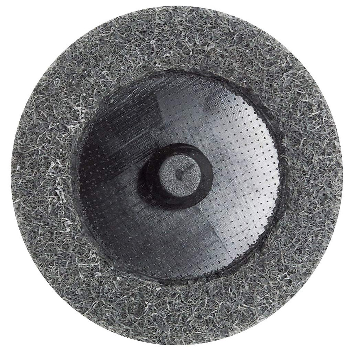 Benchmark Abrasives 2" Quick Change Silicon Carbide Non-Woven Surface Preparation Wheels for Sanding Polishing Paint Removal, Male R-Type Backing, Die Grinder Discs (10 Pack) - (Grey)