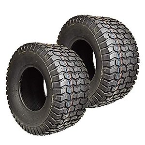 Two New 16x7.50-8 Lawn Tractor Tires 16x750-8 Turf Tires Tubeless Lawn Mower Tires