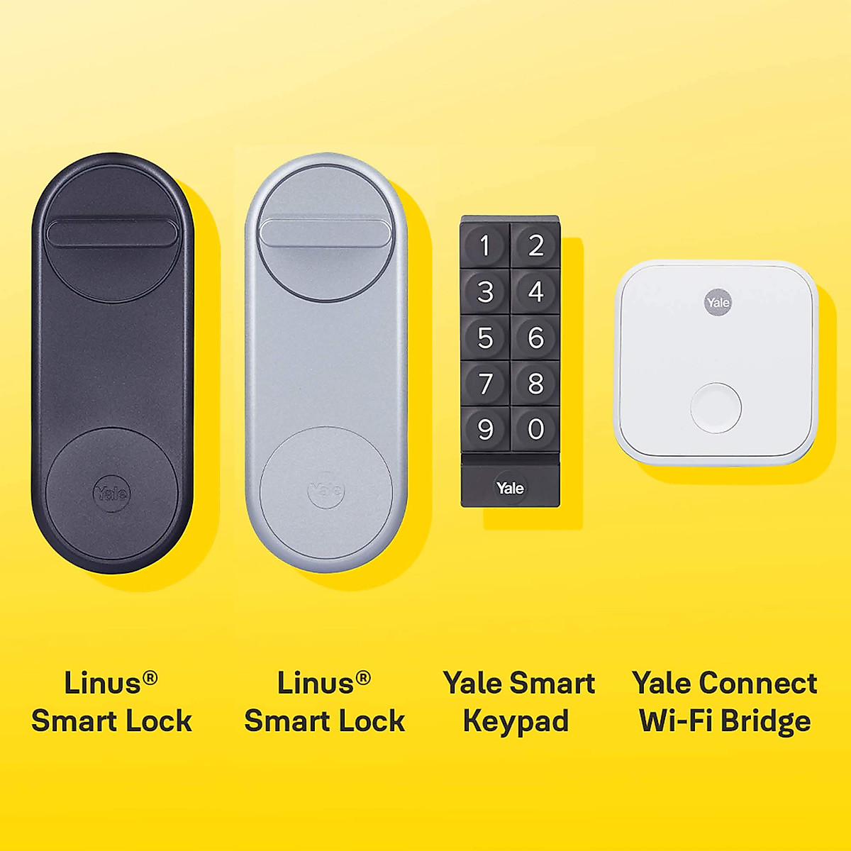 Yale 05/401G00/WH - Connect Wi-Fi Bridge - Remote Access, Voice Assistant Integration for Your Linus Yale Smart Lock.