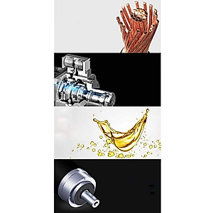 VejiA Round bath kitchen lampblack glass wall pipe type ventilation fan bathroom exhaust 6 inch