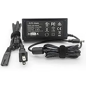 UL-Listed 19V Power Cord for Asus Monitor 22'' 23'' 24'' 27'' VG278 VG278Q VG279 VG279Q VG279QR VG245 VG245H VG248QE VG248QG VG275Q VG258QM VG248QG LED LCD TUF Gaming Display, 19Volt Laptop Charger
