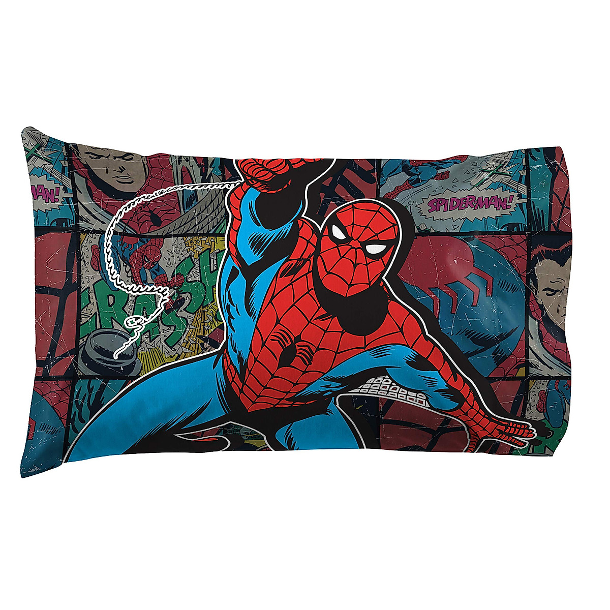 Marvel Spiderman 'Jump Kick' 3 Piece Twin Sheet Set