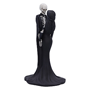 Nemesis Now Eternal Vow 24cm, Resin, Gothic Wedding Giftware, Skeleton Vow Figurine, Cast in The Finest Resin, Hand-Painted, Black and White