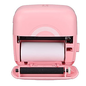 Cosiki Mini Printer, Portable Printer Mini Portable Wireless for Household for Office(Pink)