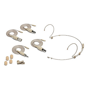 Samson DE50x Professional Omnidirectional Headset Microphone, Tan