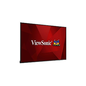 ViewSonic CDE7520 75 Inch 4K Ultra HD Wireless Presentation Display,Black, Black
