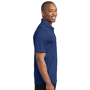 SPORT-TEK Mens PosiCharge Active Textured Polo, Medium, True Royal