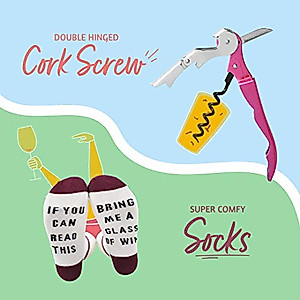 Wine Gifts for Women - The Perfect Wine Gift Basket - 8 Cute Gifts in Each Wine Lovers Gift Box - Includes a Wine Tumbler Bath Bombs Wine Charms and Much More - Curated Gift Baskets for Women