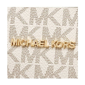 Michael Kors XS Carry All Jet Set Travel Womens Tote (Light Cream Multi)