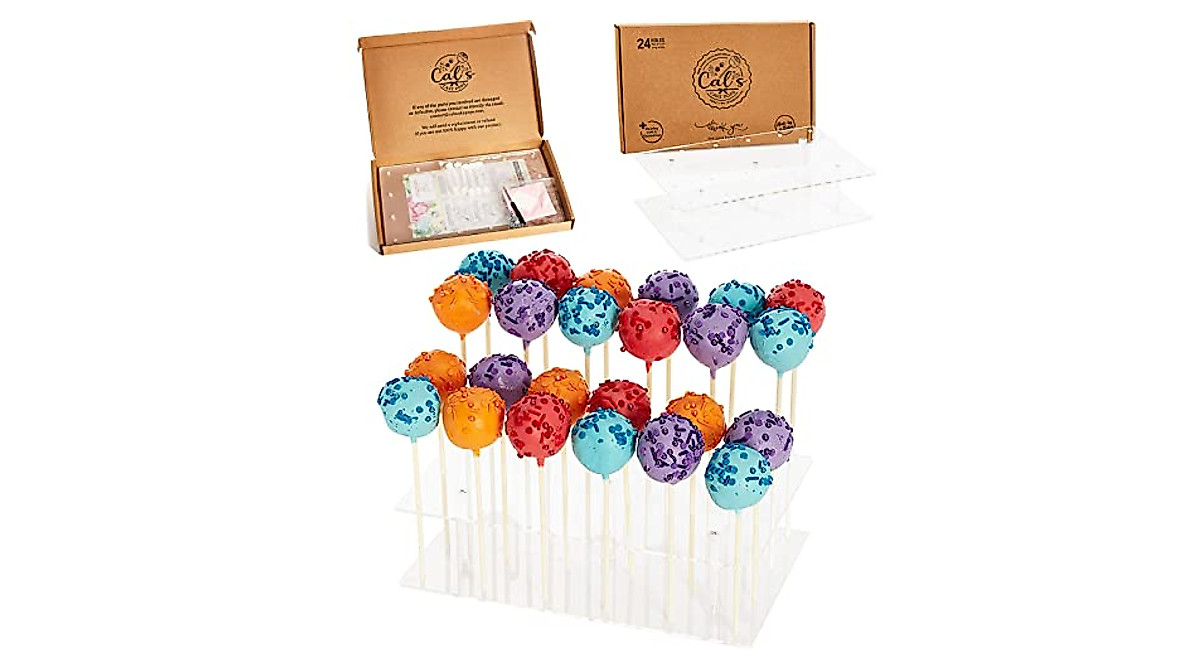 Premium 24-Hole Cake Pop Display Stand for Elegant Presentation