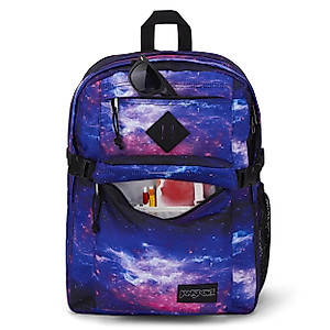 JanSport Main Campus Backpack - Travel or Work backpack w 15-Inch Laptop Sleeve and Dual Water Bottle Pockets, Space Dust