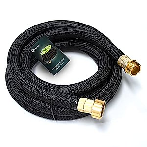 persevere Upgraded Water Hose Extension Adapter, Garden Hose Connector, 3 ft Lead-in Hose, Anti-Kink Design with Integrated Spiral Tube,for Hose Reel/RV/Dehumidifier, Durable/Drinking Water Safe