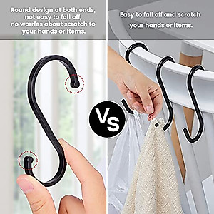 ACMETOP S Hooks 12 Pack Aluminum S Shaped Hooks Heavy Duty