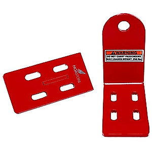 Trailer Hitch Compatible with Ferris Zero Turn Mowers - Fits IS3200Z, IS5100Z, IS2000Z, IS1500Z, IS500Z, IS600Z, IS700Z Grade 50 Steel, 3/4"" Hitch Mount Hole for Bumper Mounting