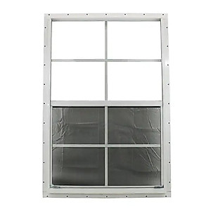 12x18 Aluminum Double Glazed Windows for Sheds and Barns (2-Pack) (12x18-2)