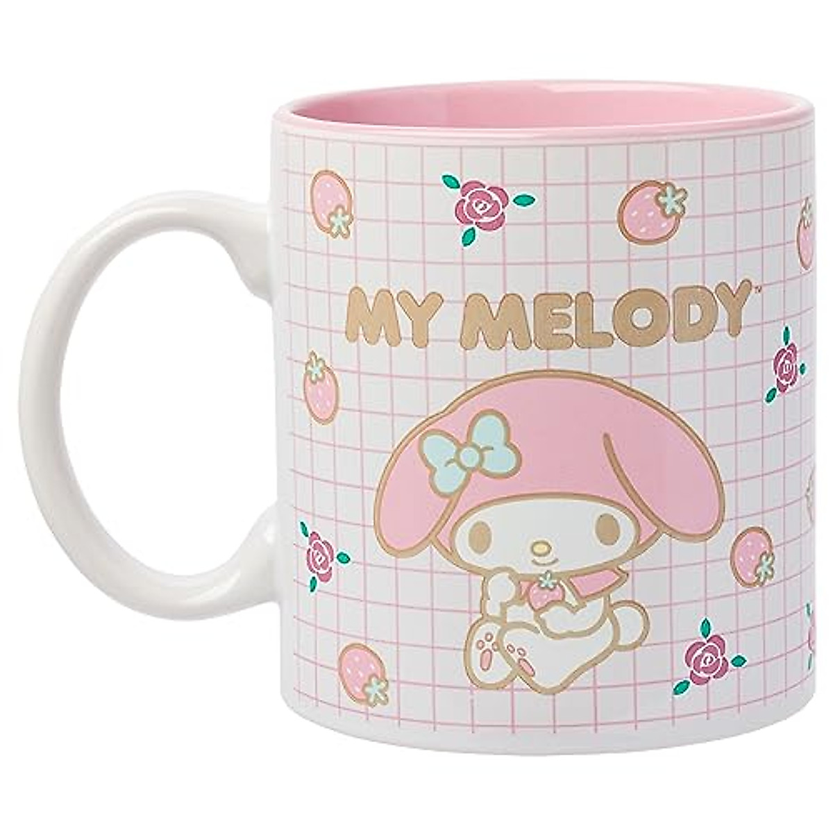 Silver Buffalo Sanrio Hello Kitty and Friends My Melody Ceramic Mug, 20 Ounces