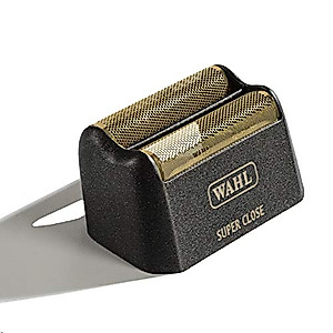 Wahl Professional 5 Star Series Finale Shaver Replacement Super Close Gold Foil, Hypo-Allergenic, Super Close, Bump Free Shaving for Professional Barbers and Stylists - Model 7043-100