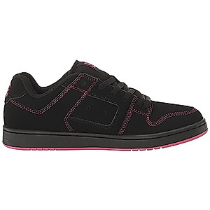DC Women's Manteca 4 Low Skate Shoe, Battleship/Crazy Pink, 9.5
