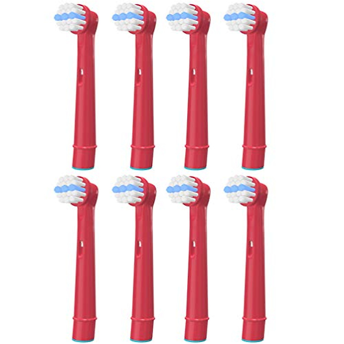 WuYan 8pcs Kid's Toothbrush Head, Children Replacement Brush Heads for Braun Electric Rechargeable Toothbrush Compatible Professional Care, Advanced Power