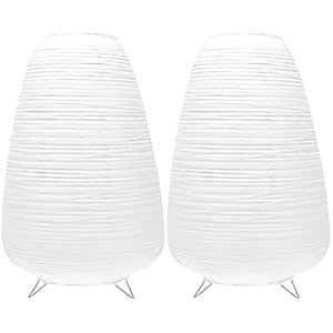 OSALADI 2 pack Rice Paper Table Japanese Lamp Paper Lamp Shade Japanese Lamps Lamp Rice Paper
