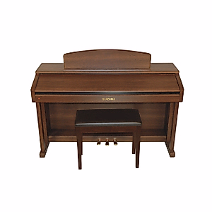 SUZUKI Classroom Teaching, 88-Key Digital Piano with Matching Bench, Black Finish (CTP-88)