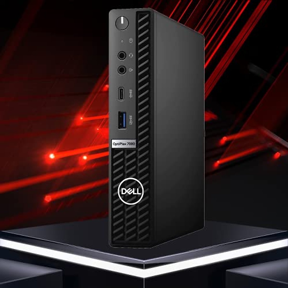 Dell OptiPlex 7080 XE Mini PC Business Desktop, Intel Core i5-10500T Processor, 32GB DDR4 RAM, 2TB PCIe SSD, Wi-Fi 6, Bluetooth 5.1, Ethernet, Windows 11 Pro, Black