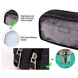 Large Pencil Pouch for Boys School Supplies Big Capacity Pencil Case Pen Bag Box Aesthetic with Zippers Office Storage Organizer Stationary for Teen Girls Kids Women College Students