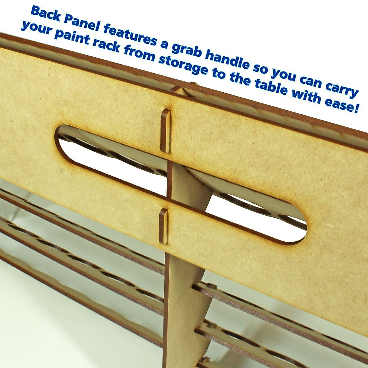 LITKO Paint Organizer Storage Rack Miniature Model Hobby Paint Station Holder Caddy Stand | 34mm Round Bottle Paints | Wall Mount | Compatible with Citadel, Pro-Acryl, Formula P3 (70 Holes)