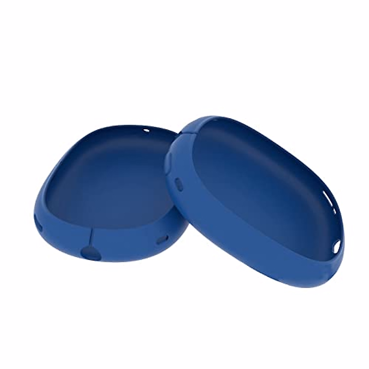 Replacement Soft Silicone Earpads Ear Pads Cushions Protectors Cover Case Accessories Compatible with Apple AirPods Max Headphones (Dark Blue)
