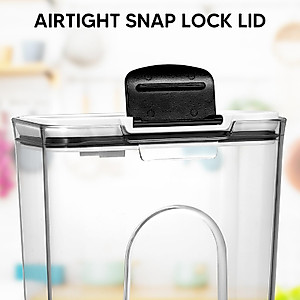 MOJIEZUO 6 Pack Brown Sugar Keeper Bear Design Brown Sugar Saver Softener Disc, Airtight Storage Container with Lid Food Storage Containers, Slip-to-Scoop for Sugar Dusting, Reusable and Food Safe