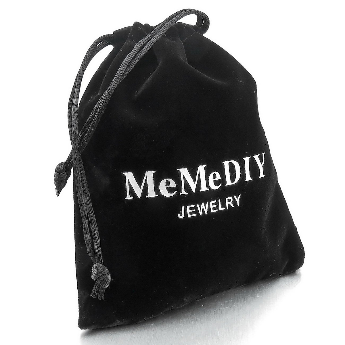 MeMeDIY 2 Pcs Personalized Couple Bracelets Set Custom Engraving Name/Date/Coordinates for Boyfriend Girlfriend Stainless Steel Adjustable Love Matching Relationship Valentine's Gift(Silver Color)