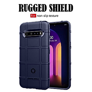 Asuwish Phone Case for LG V60 ThinQ V60ThinQ 5G G9 Thin Q with Tempered Glass Screen Protector Cover and Cell Accessories Rugged Hybrid Protective Hard Mobile LGV60 V 60 60ThinQ 60V Women Men Blue