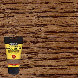 Minwax 448530000 Color-Matched Filler Wood Putty, 6 oz, Walnut, 6 Ounce