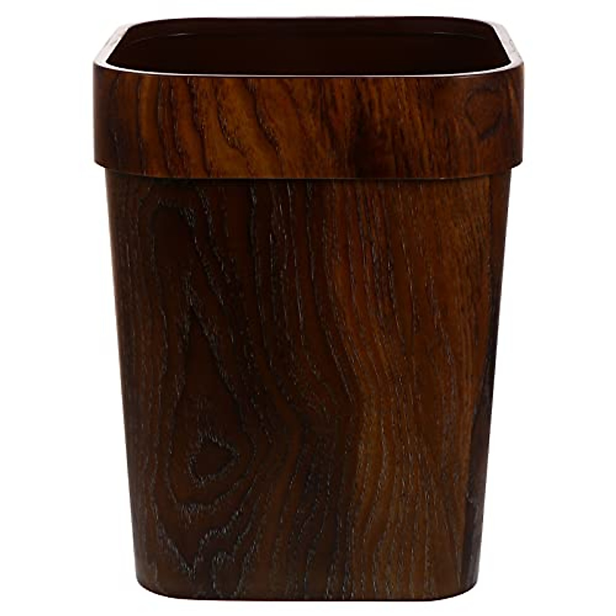 NUOBESTY Trash Can Wastebasket Plastic Garbage Can Recycling Bin for Home Kitchen Bedroom Living Room Bathroom Office Coffee