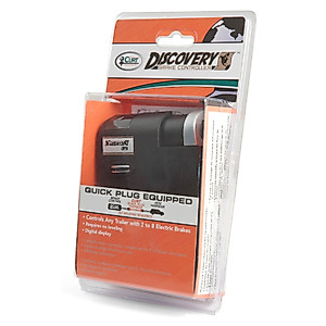 CURT 51120 Discovery Electric Trailer Brake Controller, Time-Delay , black