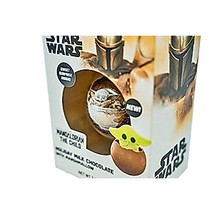 Star Wars The Mandalorian Holiday Chocolate Ball filled with Surprise The Child Marshmallow Treat, 2.12 Ounce