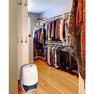 Ivation IVADM35 Powerful Mid-Size Thermo-Electric Dehumidifier - Quietly Gathers Up to 20 Ounces of Water Per Day - for Bath Room, Basement, Attic, Boats, Rv Ect - for Spaces Up to 2,200 Cubic Feet