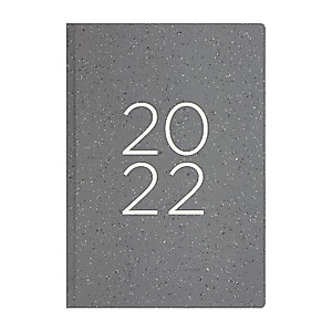 Letts Mineral A5 Week to View 2022 Diary - Slate