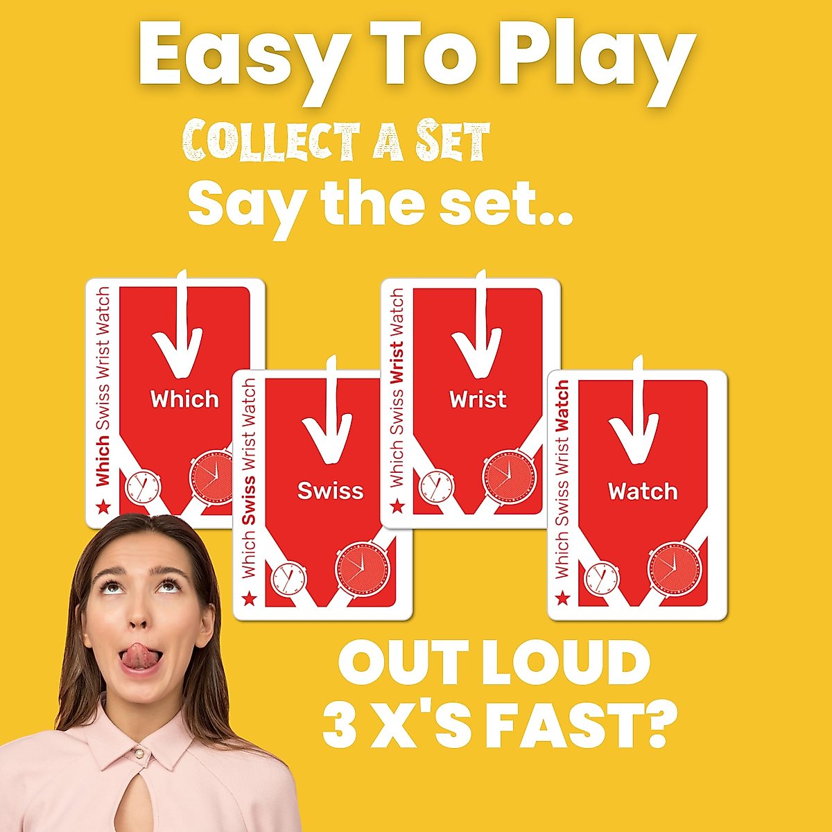 Really?! Tricky Tetra Tongue Twisters - Go Fish with A Twist, Hilarious Family Party Speech & Memory Card Game, Ages 8+