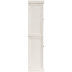 Crosley Furniture Seaside Kitchen Pantry Cabinet - Distressed White