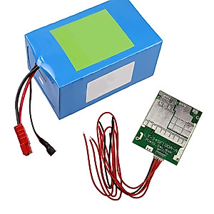 Flylin 1Pcs Battery Protection Board, 4S 100A 12V BMS Battery Protection Board with Balance LiFePO4 Lithium Iron Phosphate Charging Controller LFP (4S 100A 12V)