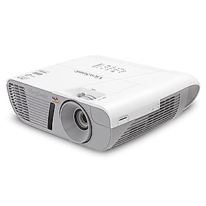 ViewSonic 3200 Lumens Full HD 1080p Shorter Throw Home Theater Projector with 3D DLP and HDMI, Stream Netflix with Dongle (PJD7828HDL)