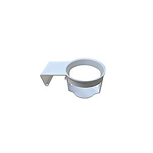 Lawn Chair USA Attachable White Cup Holder for Large Cans, Bottles, Cups, and More | Only Fits Lawn Chair USA Chairs