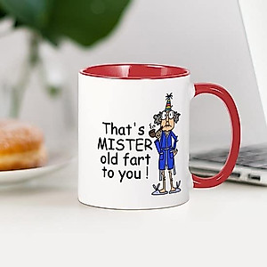 CafePress Mr. Old Fart Mug Ceramic Coffee Mug, Tea Cup 11 oz