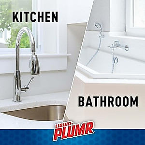 Liquid-Plumr Pro-Strength Clog Destroyer Gel with PipeGuard, Liquid Drain Cleaner - 80 Ounces (Package May Vary)