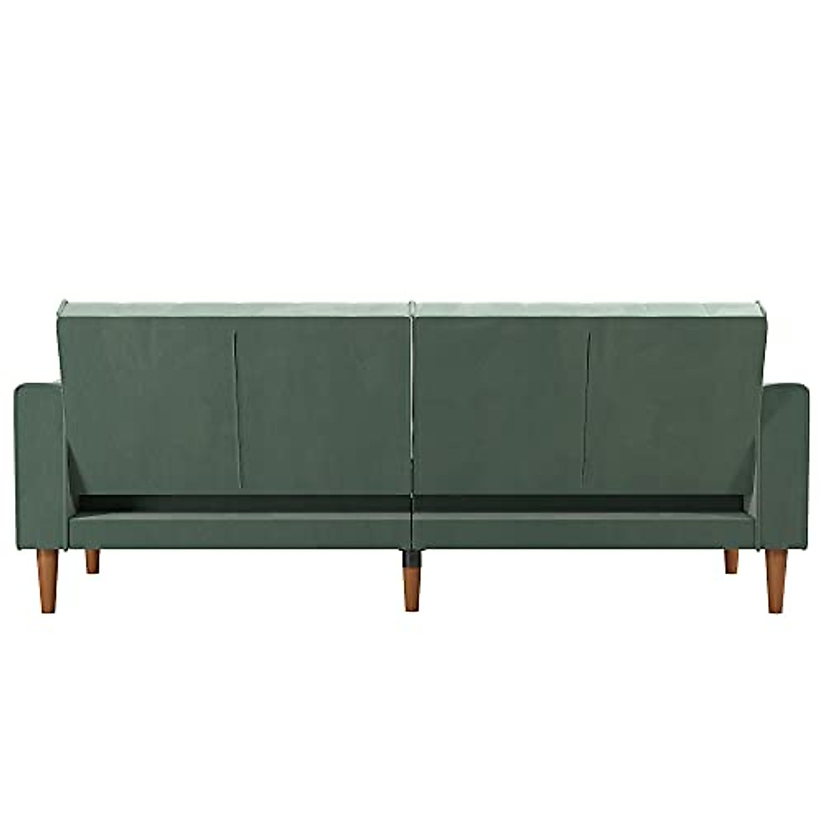 Mr. Kate Stella Vintage Convertible Sofa Bed Futon, Teal Velvet